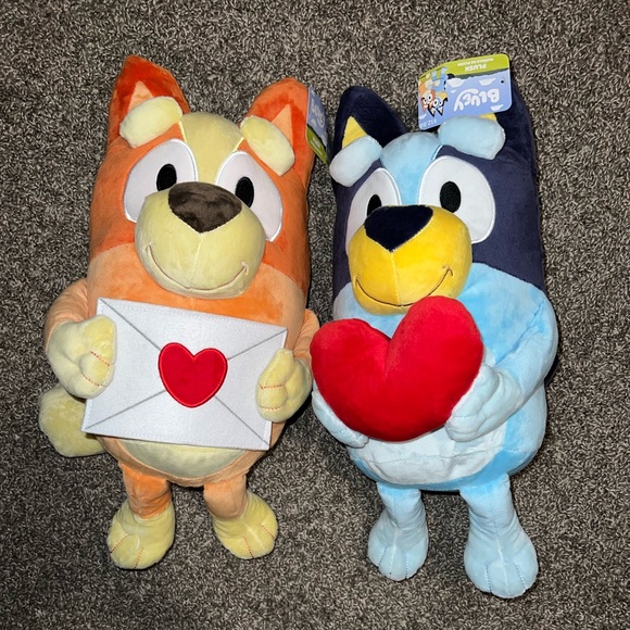 Bluey | Toys | Bluey Friends 7 Bluey Bingo Valentines Day 224 Plush Set ...